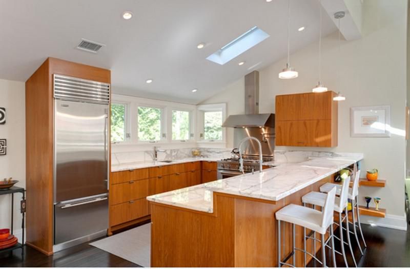 Design ideas for U-shape kitchens